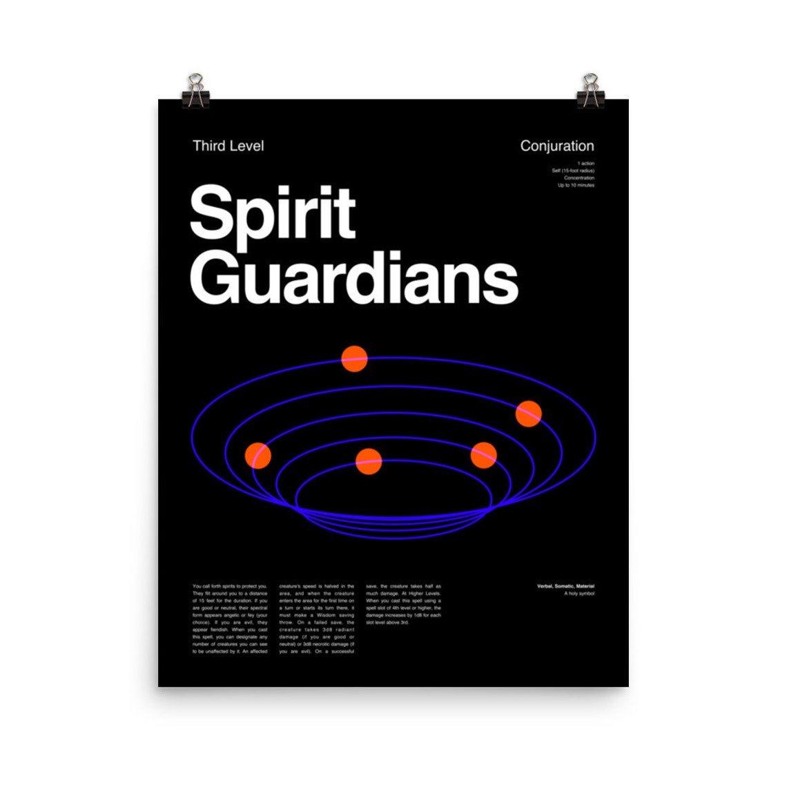 Spirit Guardians Poster Dungeons and Dragons Tabletop Role - Etsy