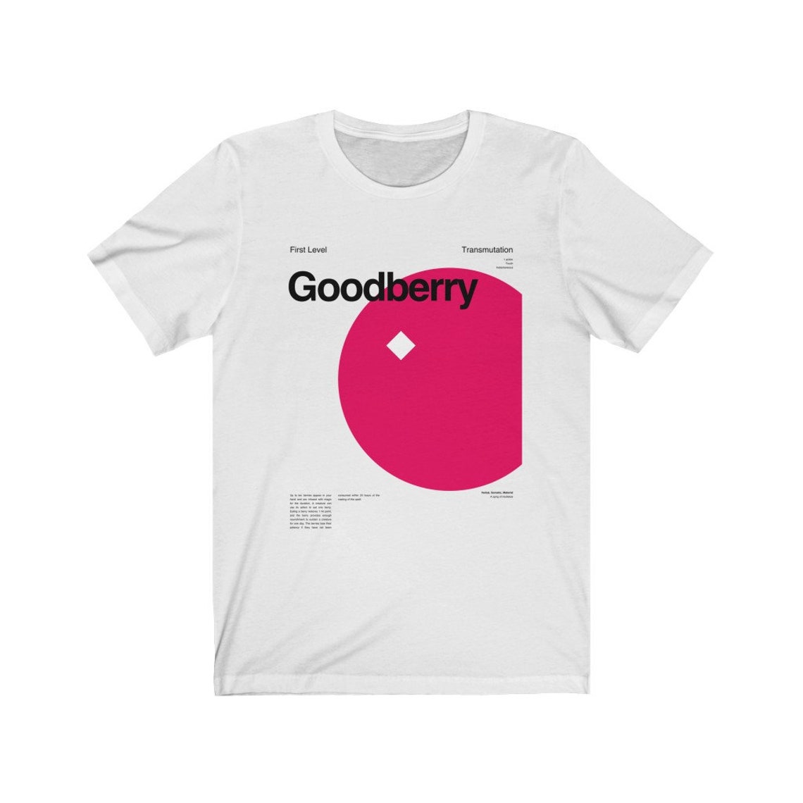 Goodberry Spell T-shirt DND Gifts Dungeons and Dragons - Etsy