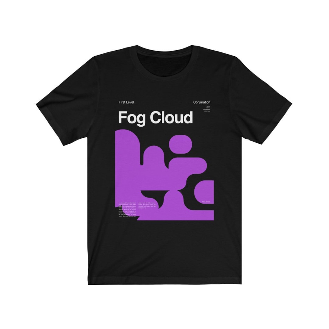Fog Cloud Spell Camiseta / DND Regalos / Mazmorras y dragones / D&D ...