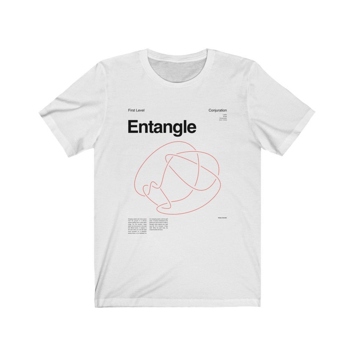 Entangle Spell T-shirt DND Gifts Dungeons and Dragons - Etsy