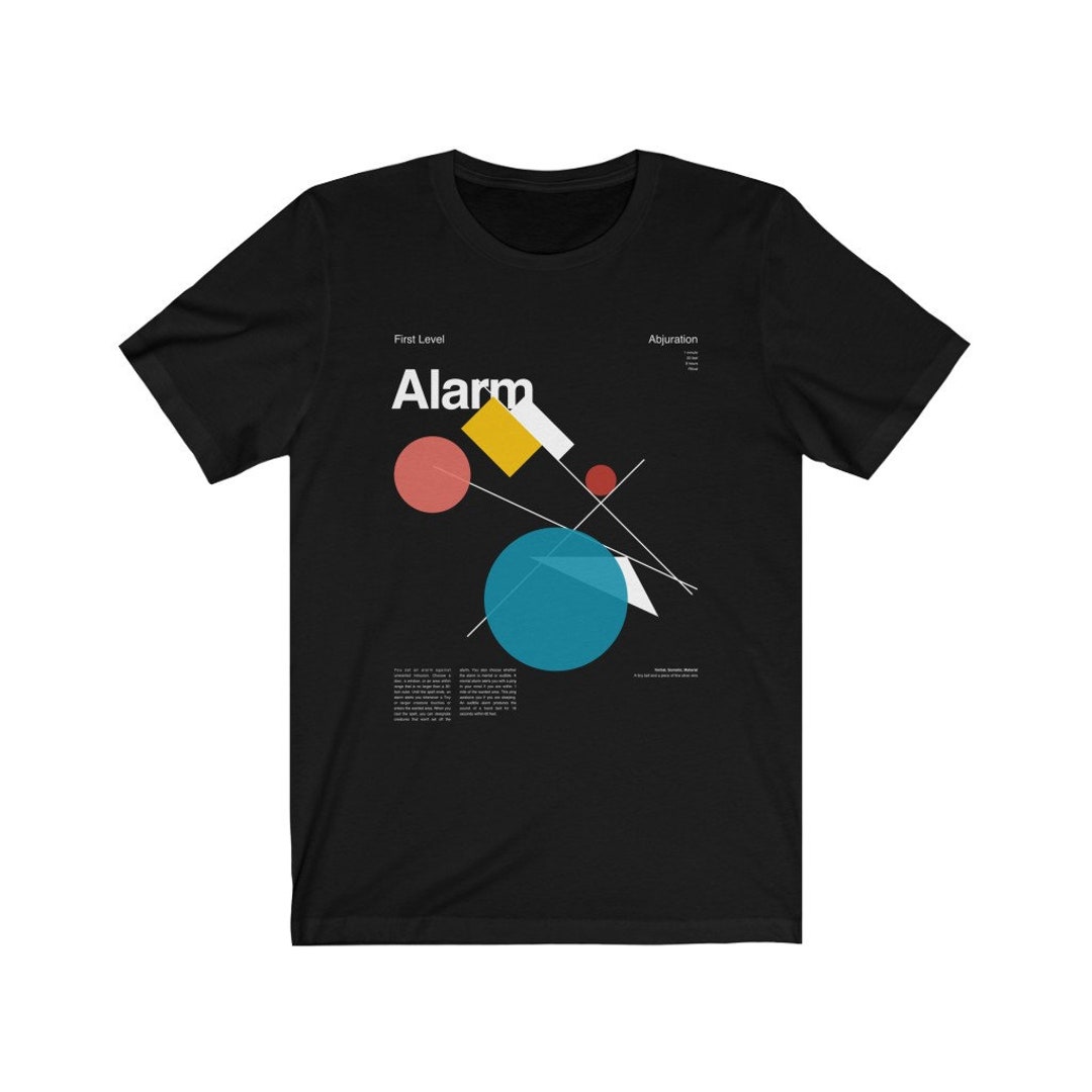 Alarm Spell T-shirt | DND Gifts | Dungeons and Dragons | D&D | Dungeon ...