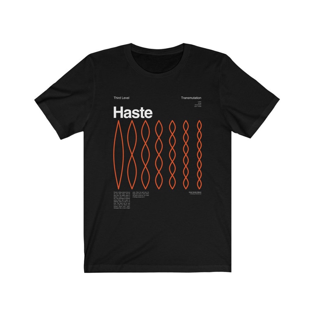 Haste Spell T-shirt | DND Gifts | Dungeons and Dragons | D&D | Dungeon ...