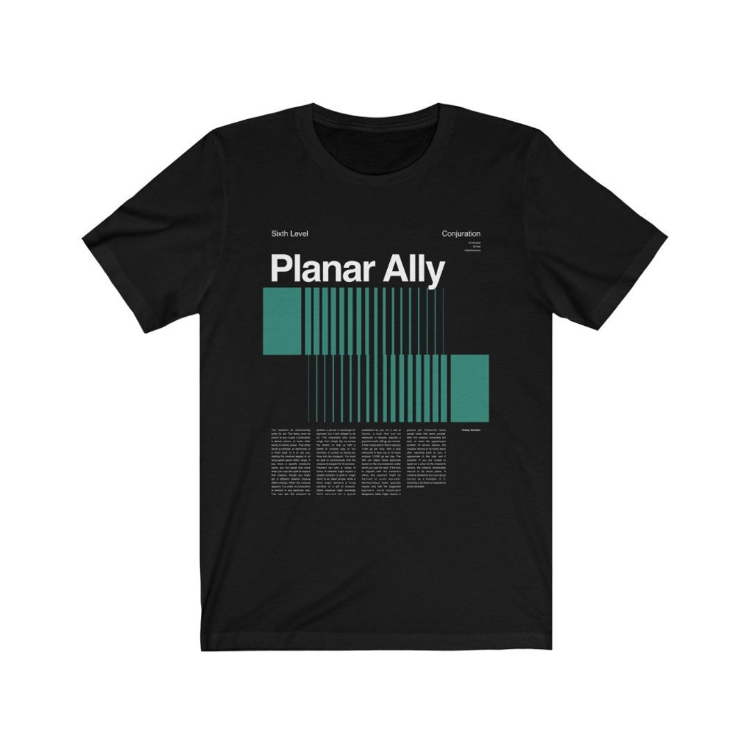 Planar Ally T-shirt | DND Gifts | Dungeons and Dragons | D&D | Dungeon ...