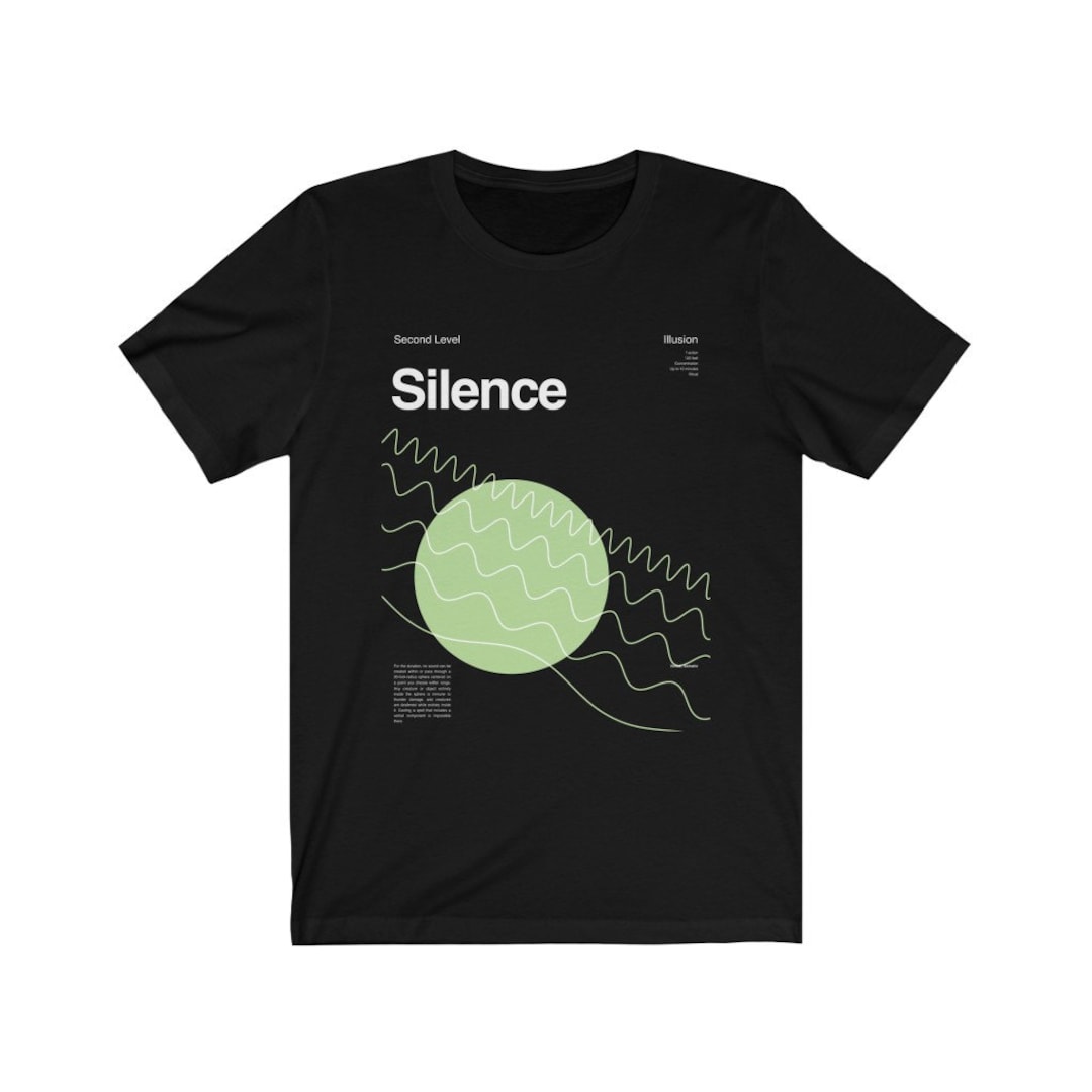 Silence Spell T-shirt | DND Gifts | Dungeons and Dragons | D&D ...