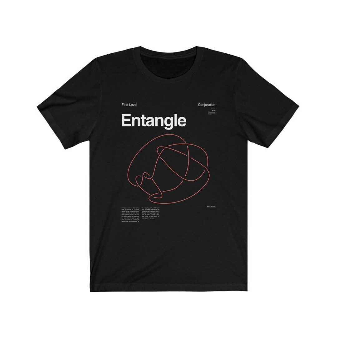 Entangle Spell T-shirt | DND Gifts | Dungeons and Dragons | D&D ...