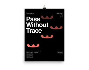 Misty Step Poster Dungeons and Dragons Tabletop Role | Etsy