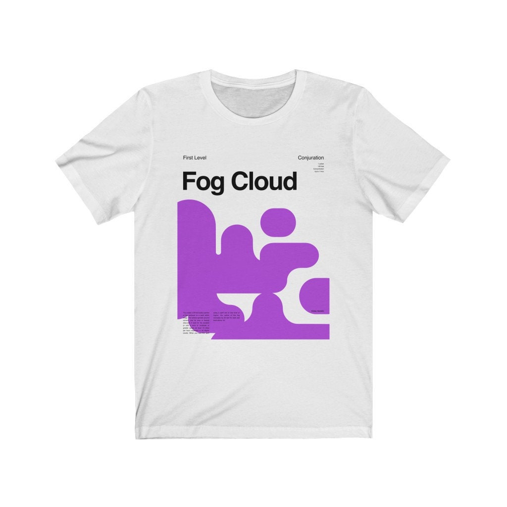 Fog Cloud Spell Camiseta / DND Regalos / Mazmorras y dragones - Etsy España