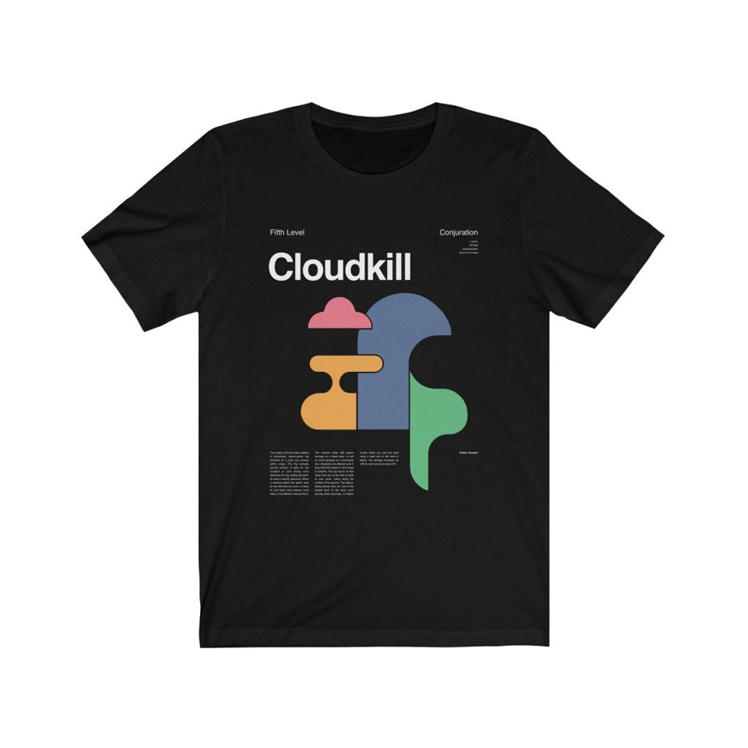 Cloudkill T-shirt | DND Gifts | Dungeons and Dragons | D&D | Dungeon ...