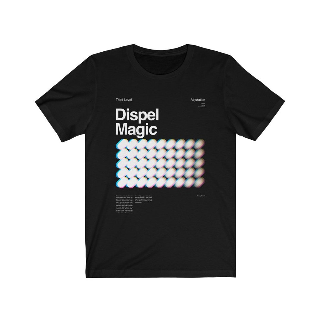 Dispel Magic Spell T-shirt | DND Gifts | Dungeons and Dragons | D&D ...
