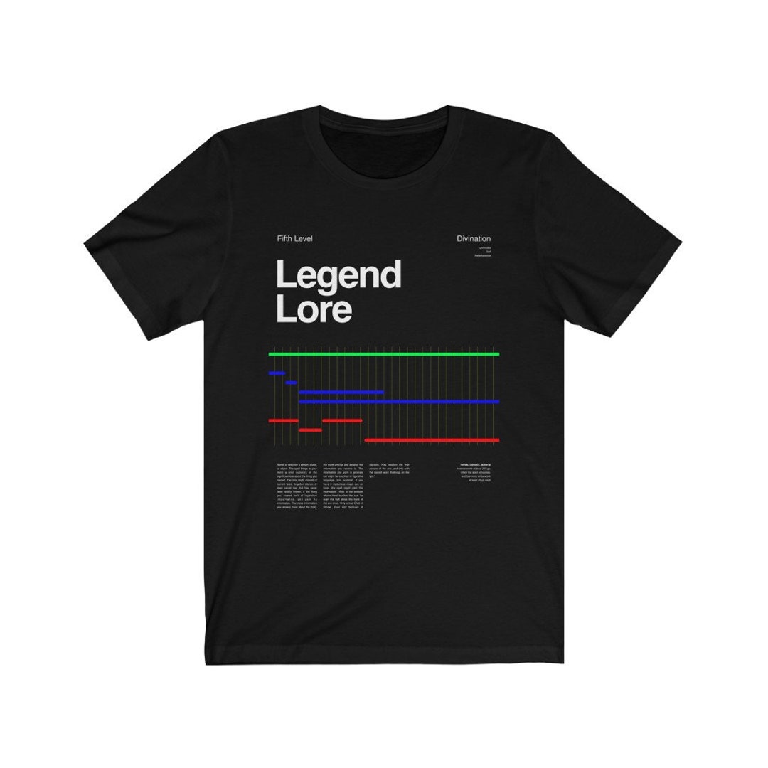 Legend Lore T-shirt | DND Gifts | Dungeons and Dragons | D&D | Dungeon ...