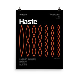 Haste Poster | Dungeons and Dragons | Tabletop Role Playing | DND - Etsy