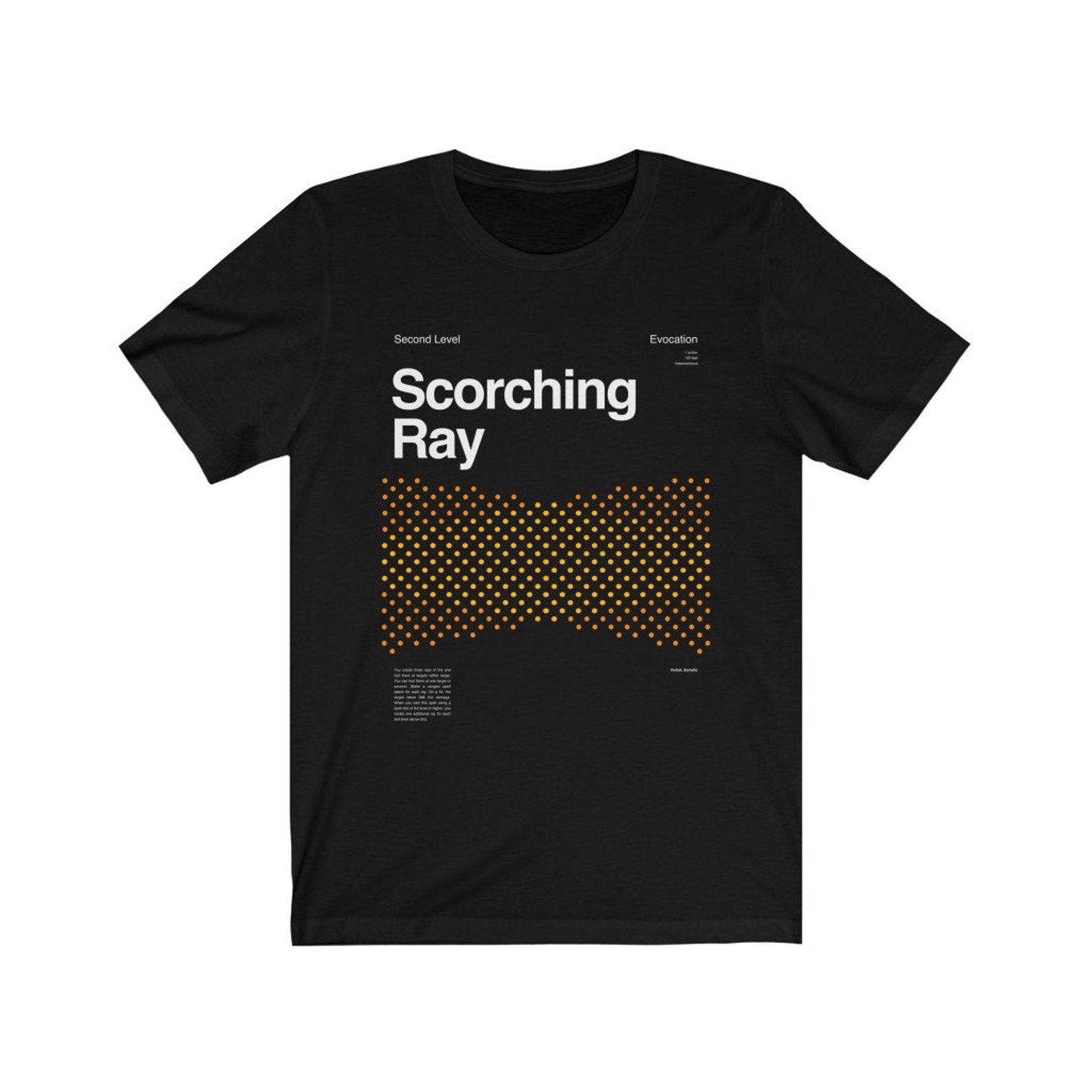 Scorching Ray Spell T-shirt | DND Gifts | Dungeons and Dragons | D&D ...