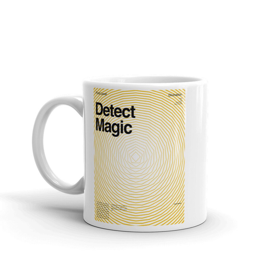 Detect Magic Mug | DND Gifts | Dungeons and Dragons | D&D | Dungeon ...