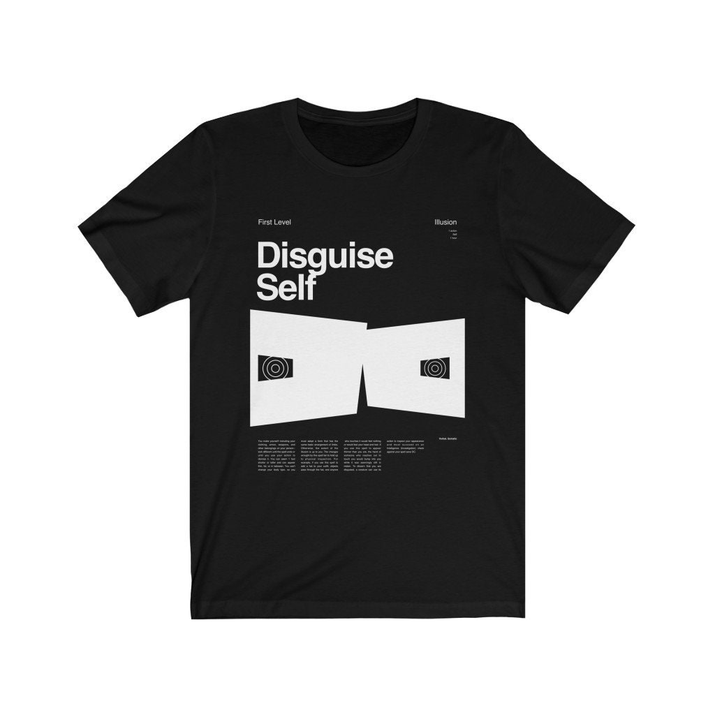 Disguise Self Spell T-shirt | DND Gifts | Dungeons and Dragons | D&D ...