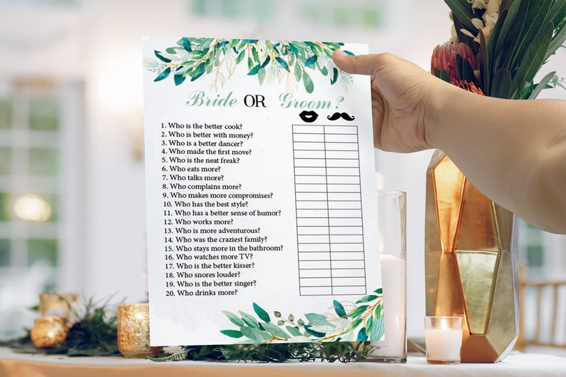 5 Wedding Reception Games Printable Wedding Reception Game - Etsy UK
