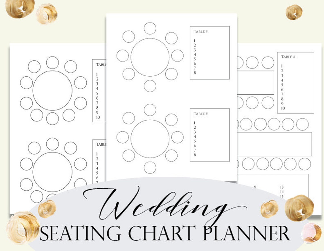 Wedding Seating Chart Planner Seating Plan Seating Chart - Etsy