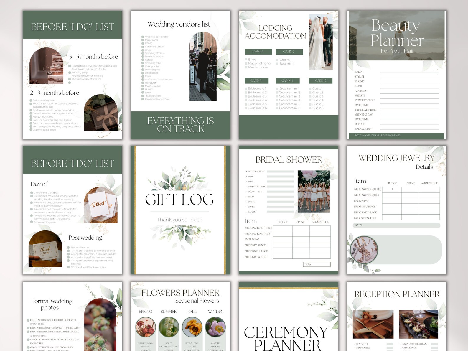 Wedding Planner, DIY Wedding Planner Pages, Printable Wedding Planner ...