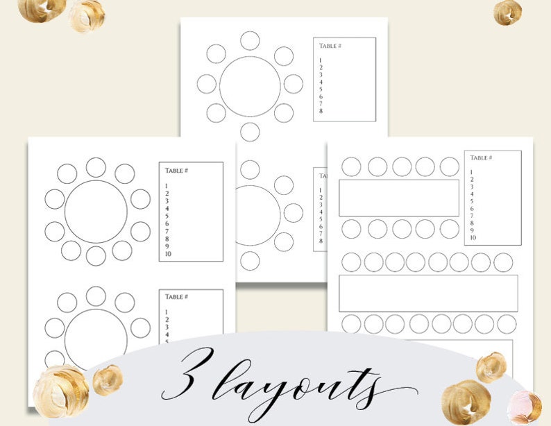 Wedding Seating Chart Planner, Seating Plan, Seating Chart, Seating ...