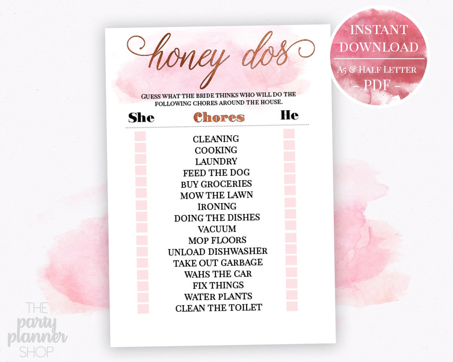 12 Rose Gold Bachelorette Party Games, Printable Bachelorette Party ...
