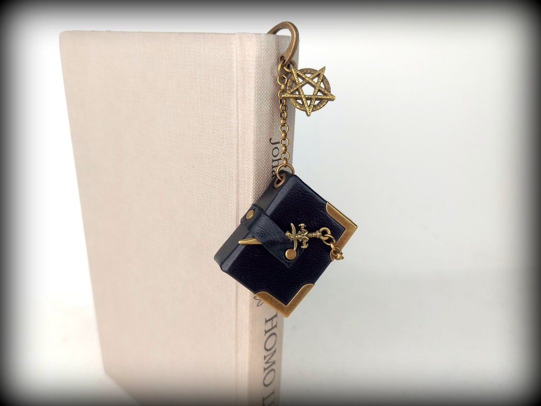 Bookmark With Pentagram Miniature Book Bookmark Tiny Book - Etsy