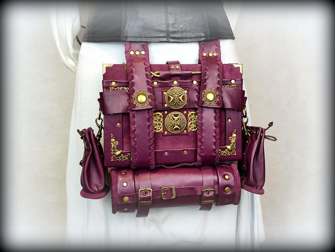 Book Holder, Alchemy Kit, Grimoire, Fantasy Journal, Leather Journal ...