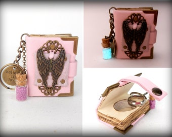 Ring Box, Secret Compartment Miniature Book, Fantasy Ring Box, Hollow ...