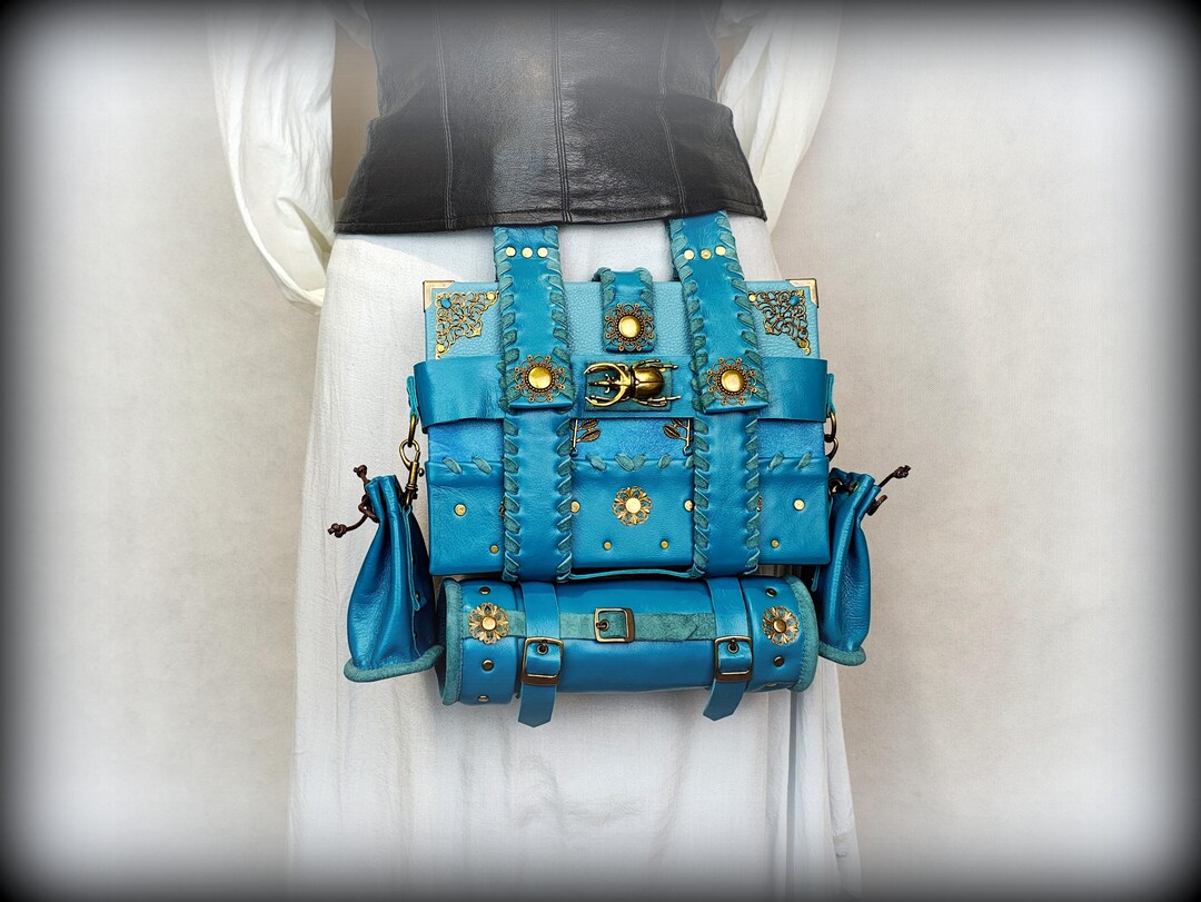 Book Holster, Alchemy Kit, Grimoire, Golden Beetle Fantasy Journal ...