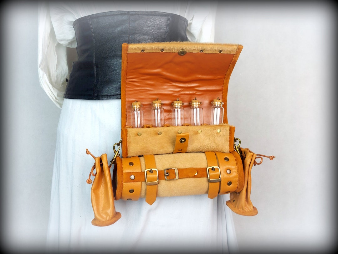 Alchemy Kit, Elixirs Kit, Dragon Fantasy Wizard Accessories, LARP Bag ...