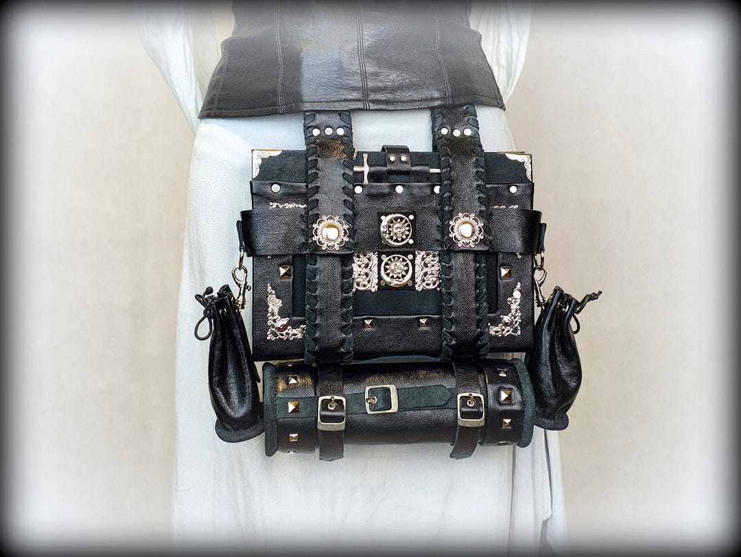 Book Holster, Alchemy Kit, Grimoire, Sun&moon Celestial Fantasy Journal ...