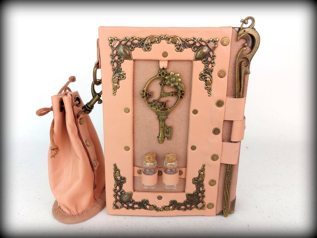 Fantasy Journal, Dream Journal, Leather Notebook Aged Paper, Fantasy ...