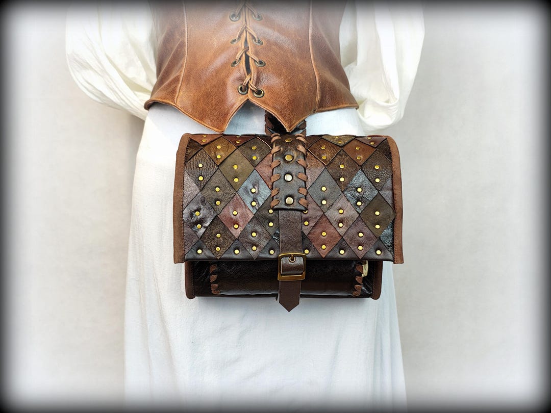 Alchemy Kit, Elixirs Kit, Warlock Alchemist Bag, Leather Belt Bag ...