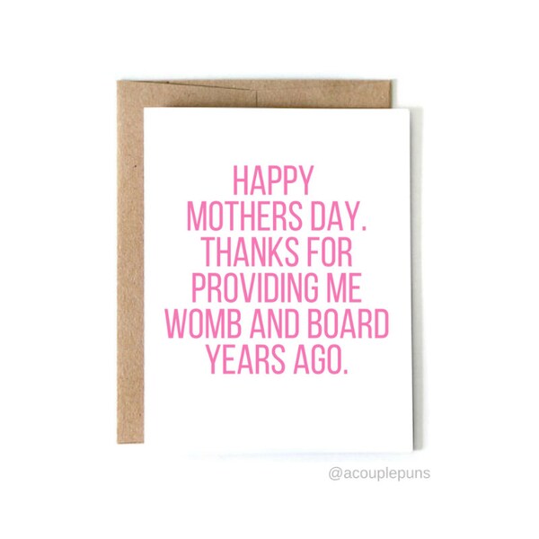 Funny Mothers Day Cards - Etsy