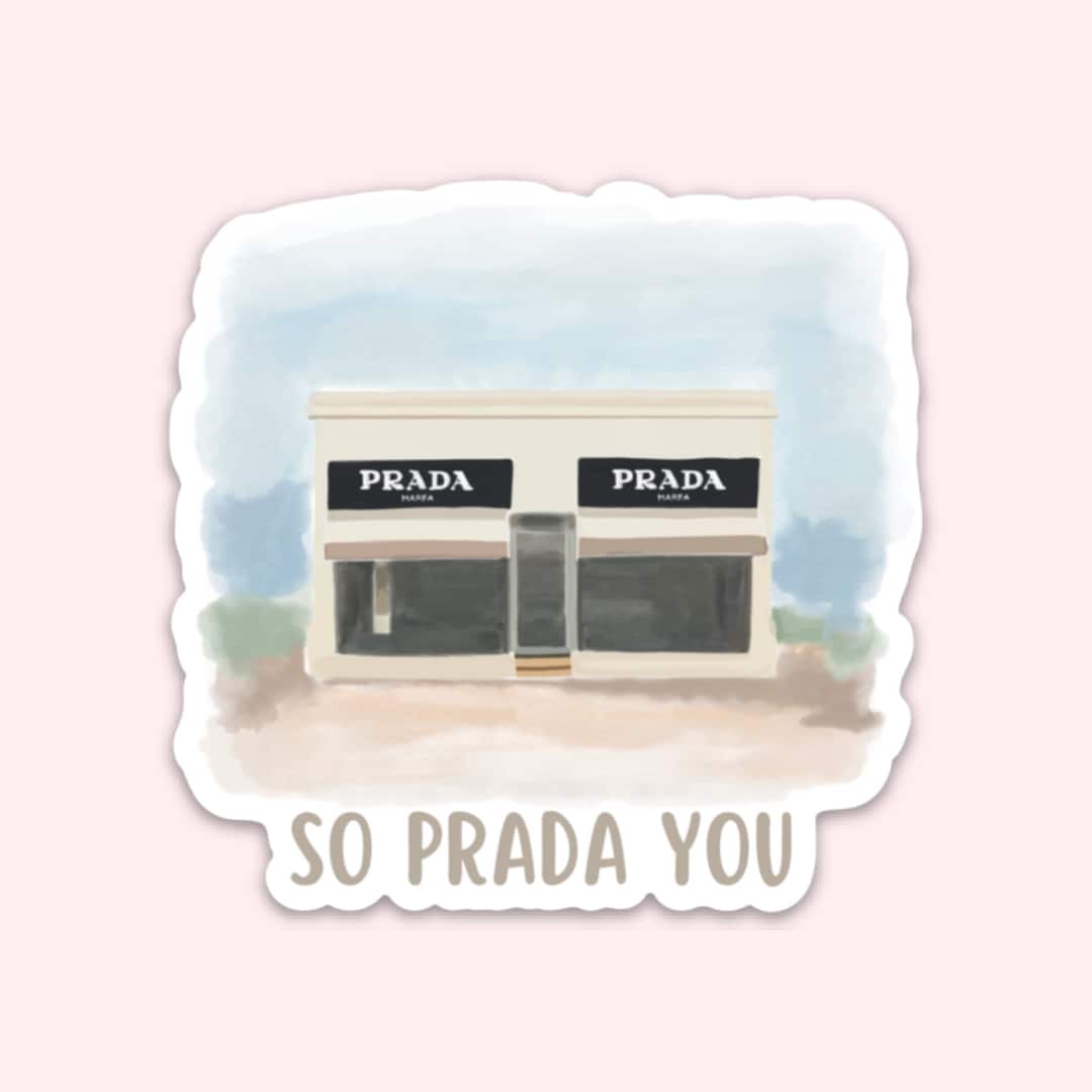 Prada You Sticker | Water Bottle Sticker, Cute Sticker, Vinyl Sticker ...