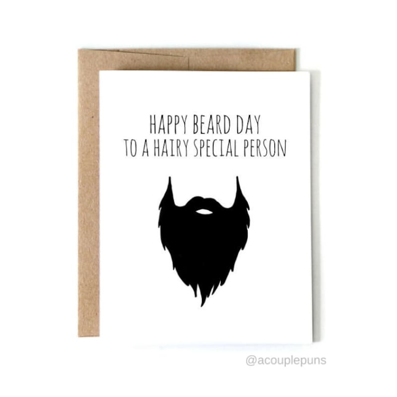 Beard Card - Etsy