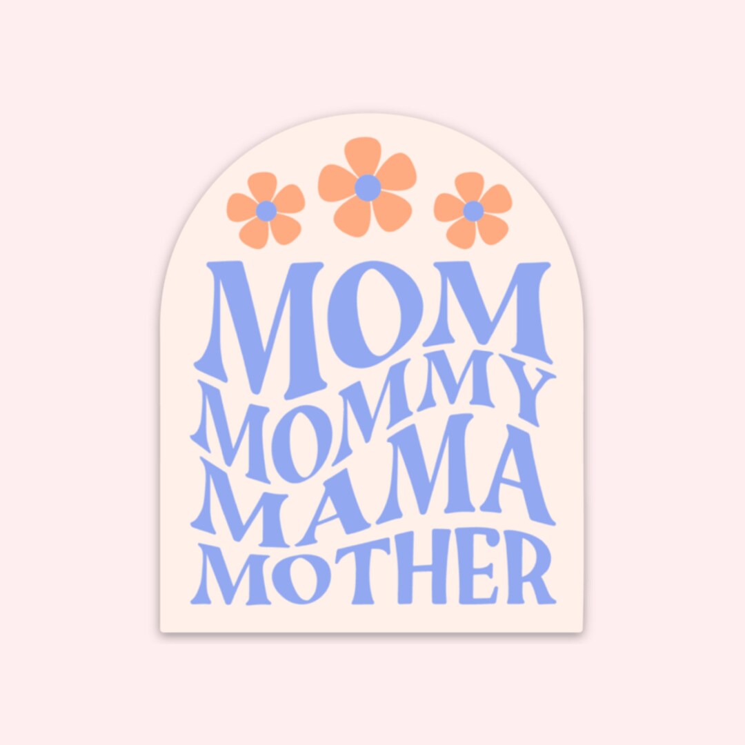 Mom Sticker Gift for Mom, Gift for Mom Friend, Water Bottle Sticker ...