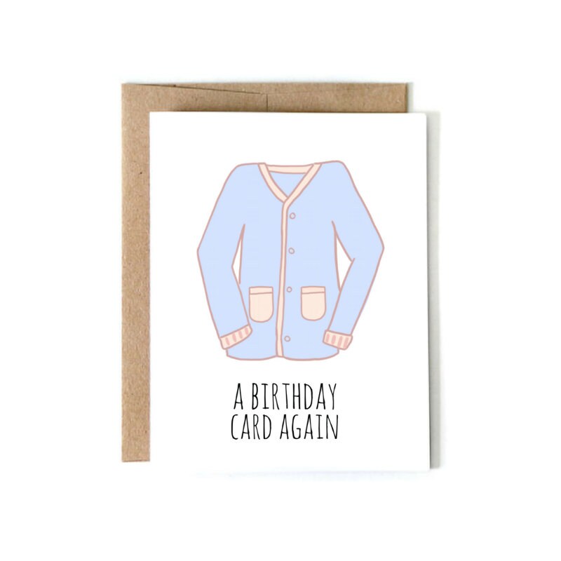 Birthday Card Again // Birthday Card Funny Birthday Card - Etsy