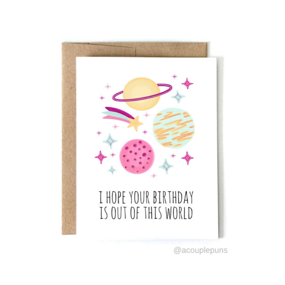 Out of This World Birthday | Birthday Card, Funny Birthday Card ...
