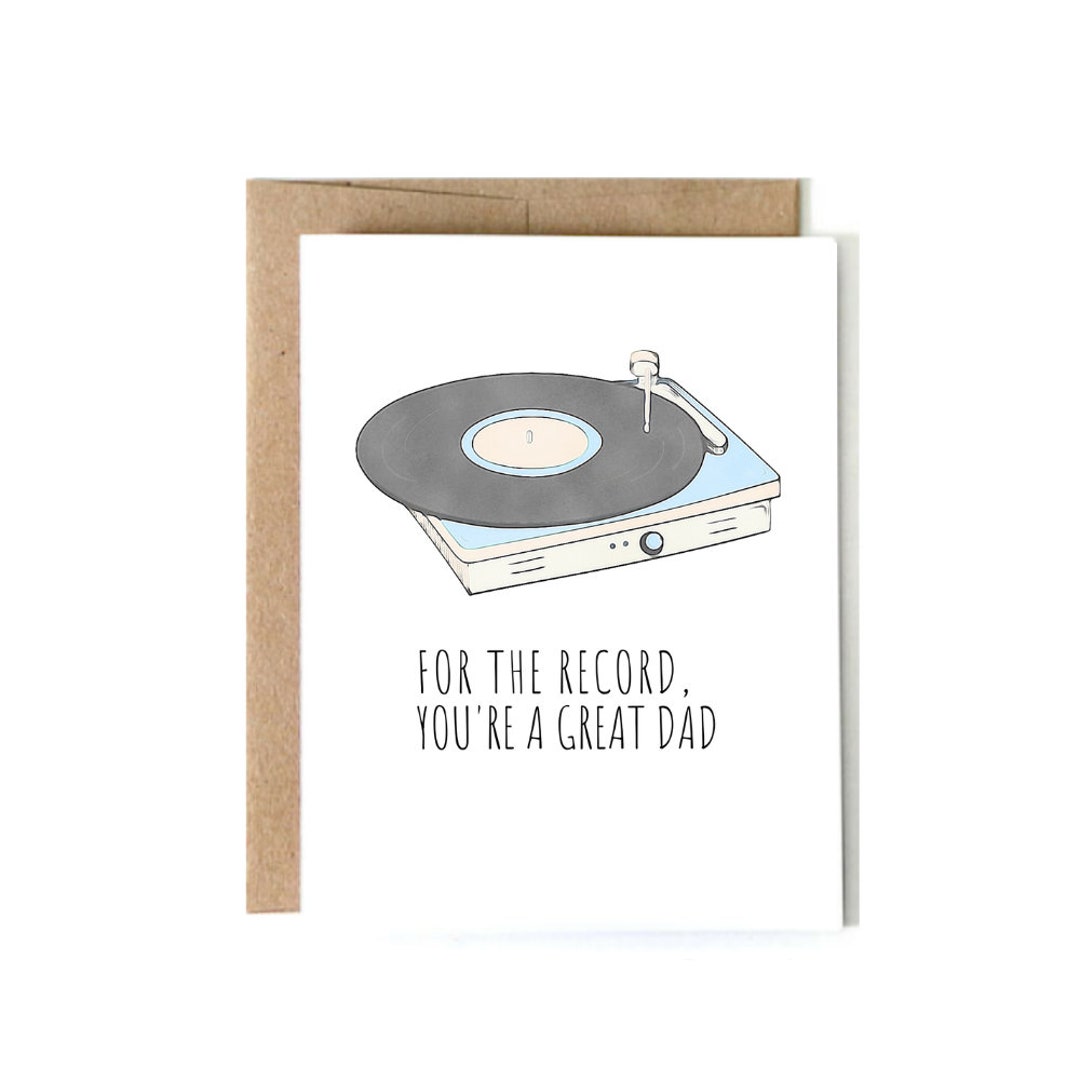 For the Record // Father's Day Card From Wife, Funny Card for Dad, Gift ...