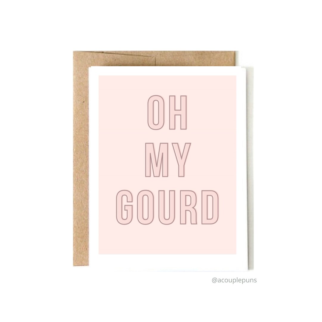Oh My Gourd | Thanksgiving Card, Friendsgiving Card, Thanksgiving Card ...