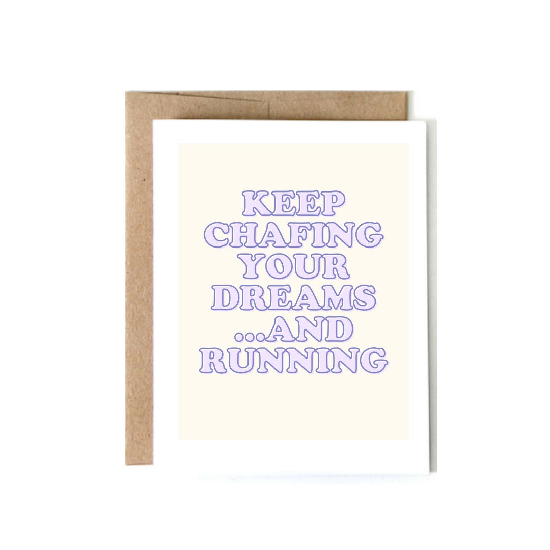 Marathon Card // Running Gift, Gift for Runner, Runner Gift, Running ...