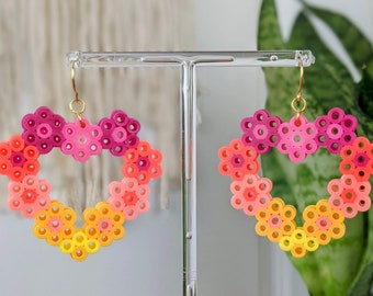 Perler Bead Earrings - Etsy