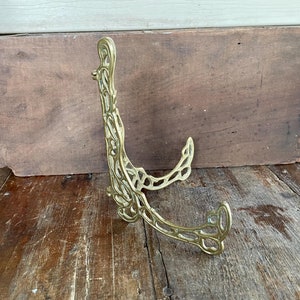 Vintage Ornate Brass Easel Frame Holder - Etsy