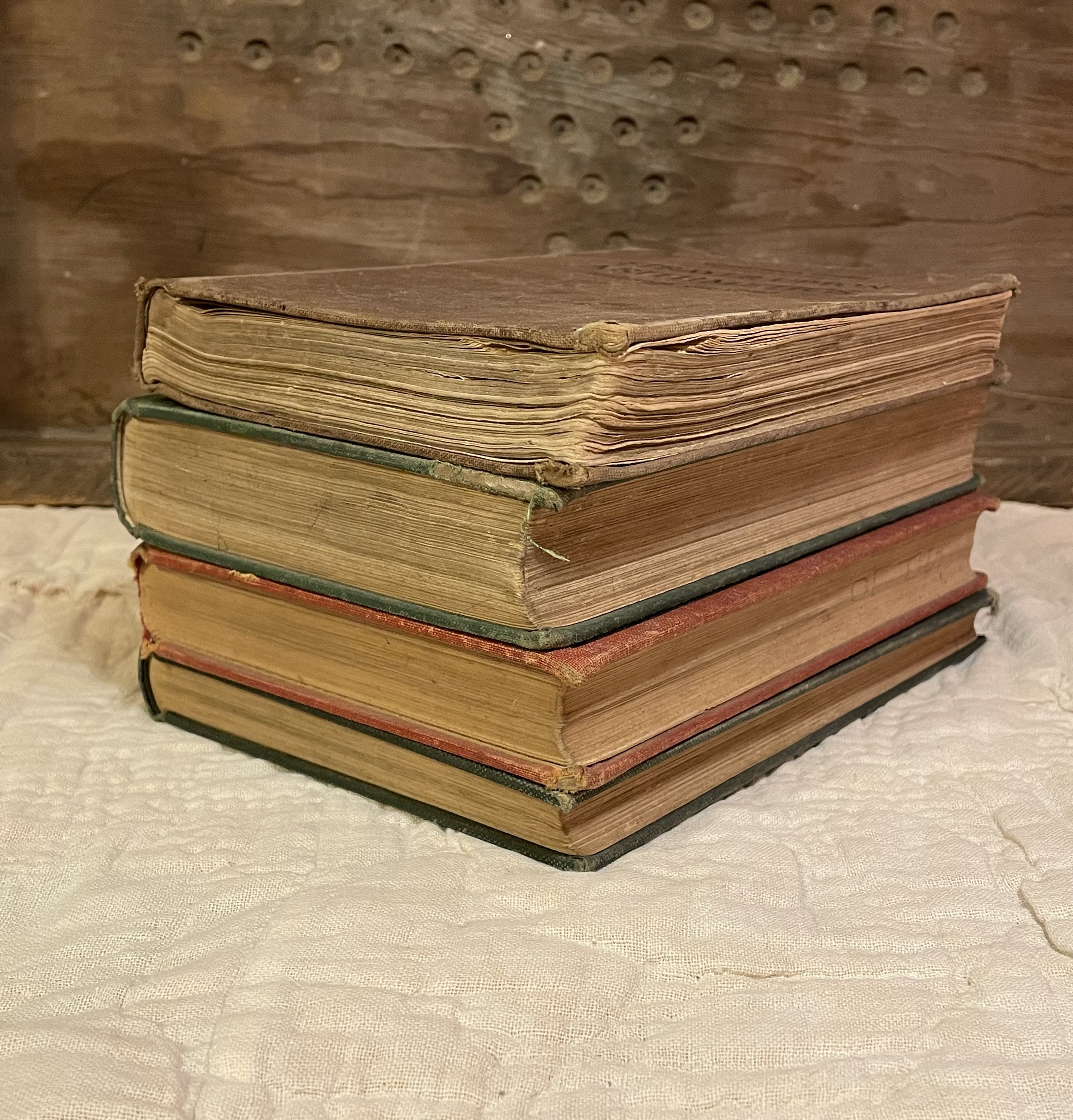 Antique Decorative Books Vintage Textbooks Shabby Book Decor - Etsy