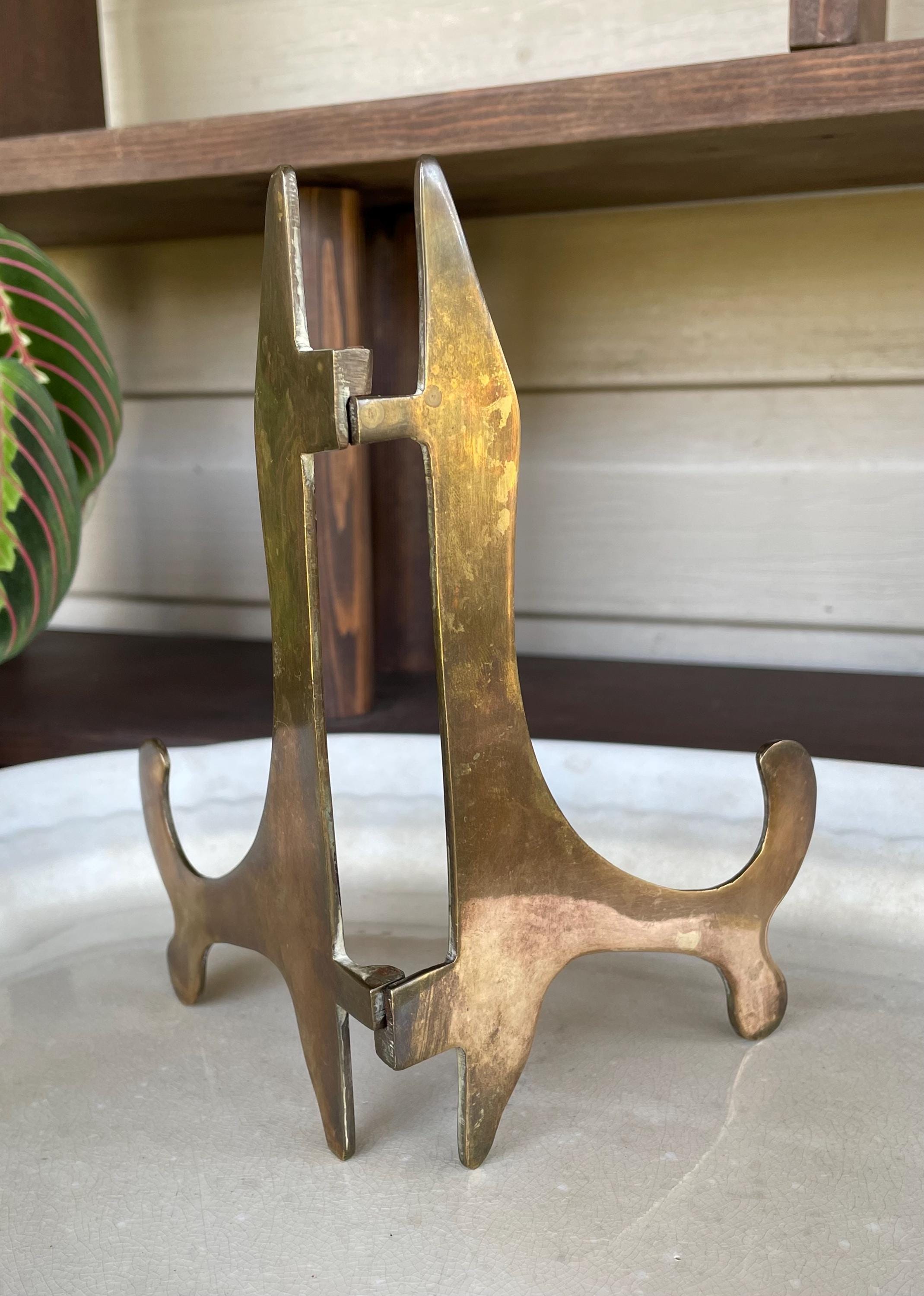 Vintage Brass Easel Frame Holder - Etsy