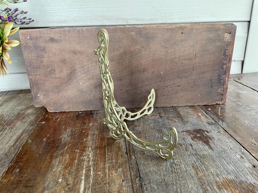 Vintage Ornate Brass Easel Frame Holder - Etsy