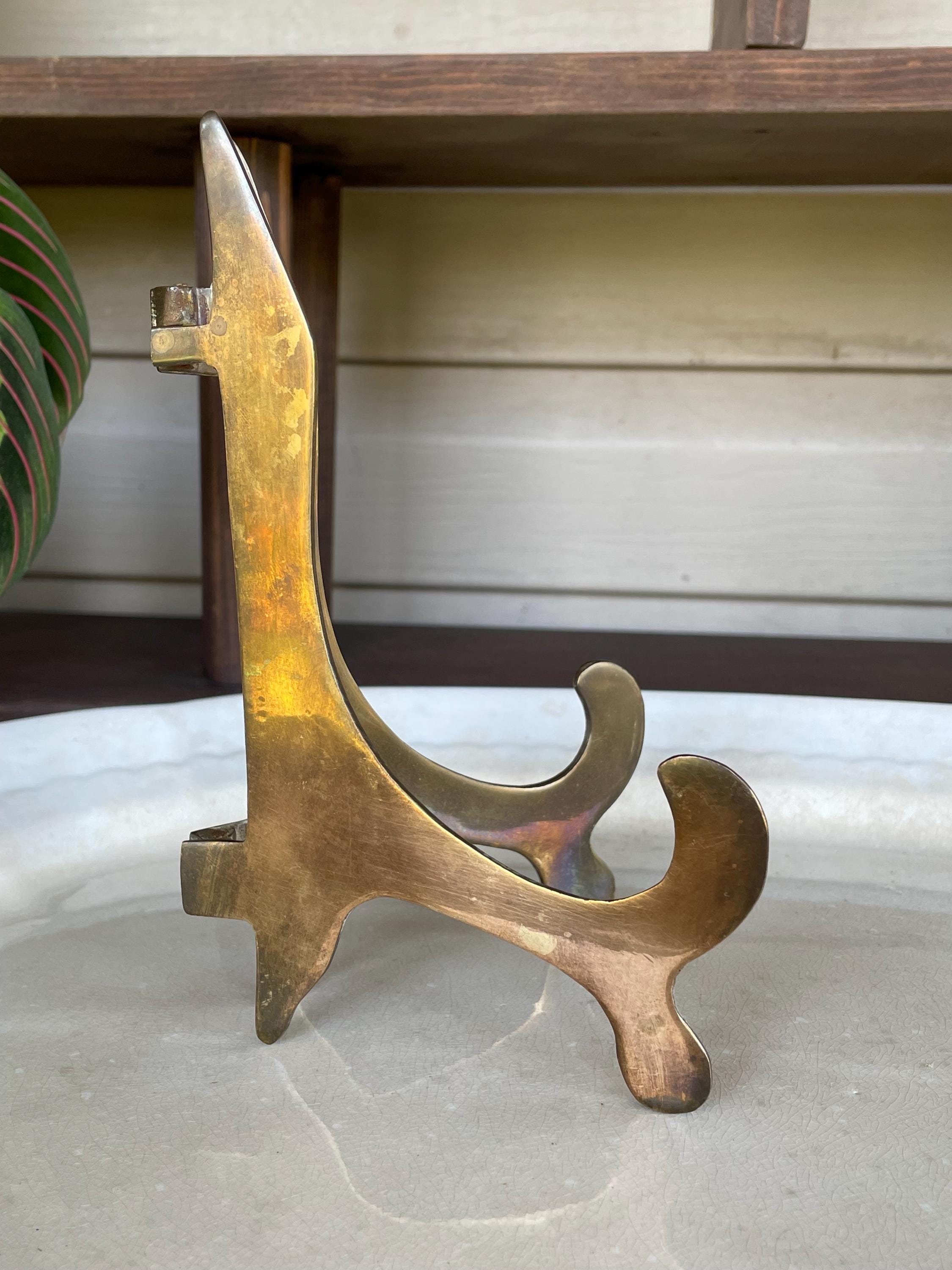 Vintage Brass Easel Frame Holder - Etsy