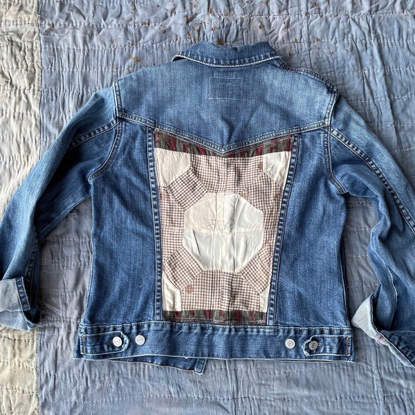 Patch Denim Jacket - Etsy