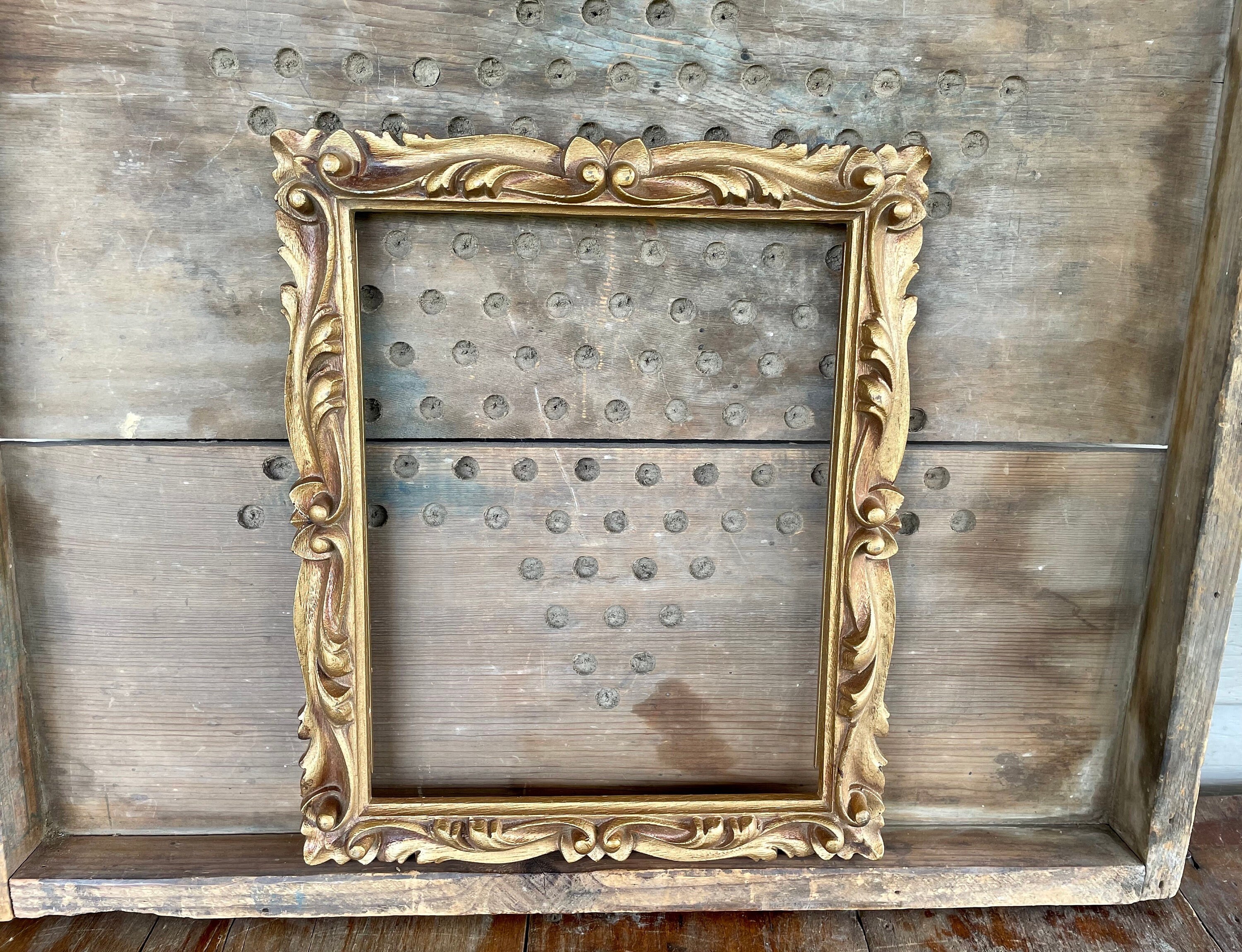 Vintage Gold Frame Ornate Wall Decor - Etsy