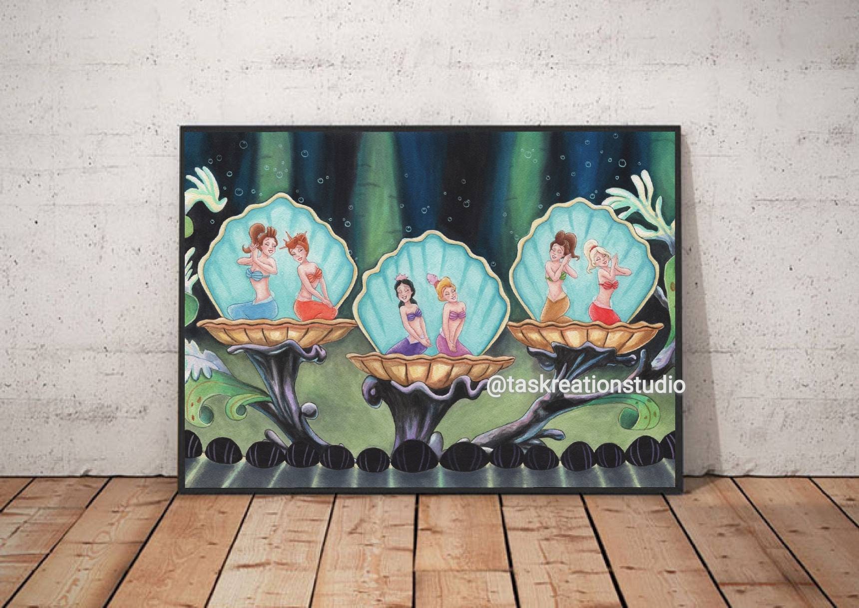 Disney Daughters of Triton the Little Mermaid Ariel Sisters - Etsy Canada
