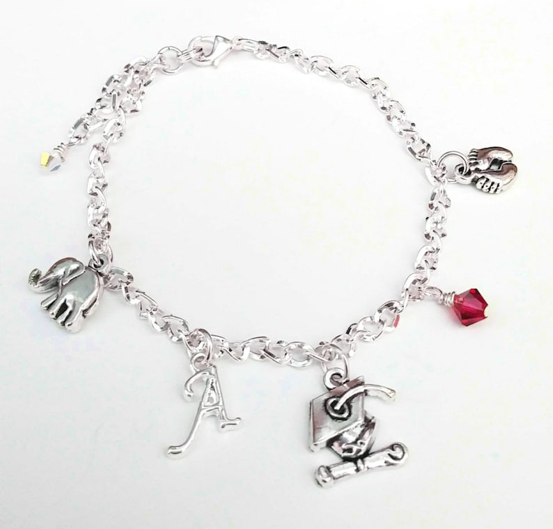 Custom Charm Bracelet Girls Charm Bracelet Create Your Own | Etsy